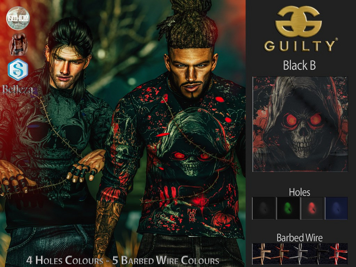 Second Life Marketplace - Guilty 171 Play or Die-06 B Black